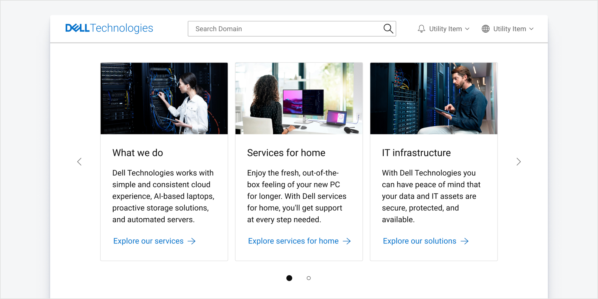Carousel - Dell Design System