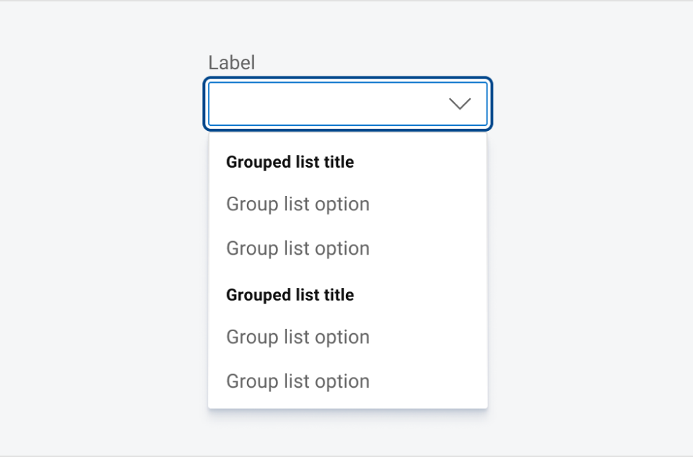 Dropdown - Dell Design System