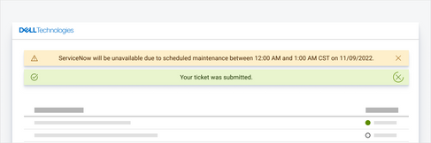 Message Bar - Dell Design System