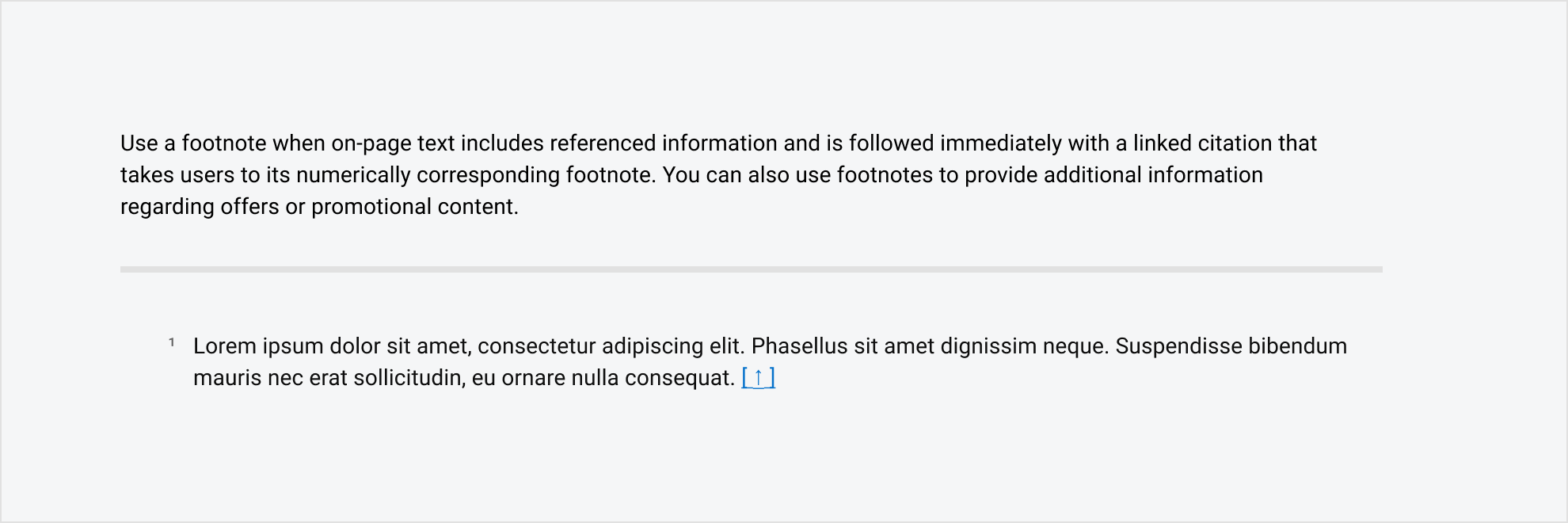 Footnote - Dell Design System