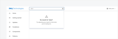 Empty State - Dell Design System
