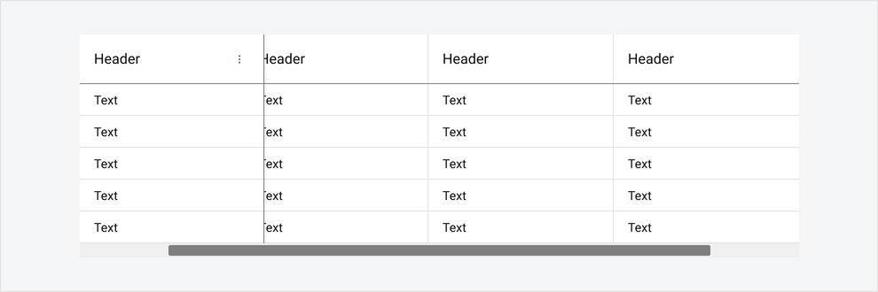 Table - Dell Design System