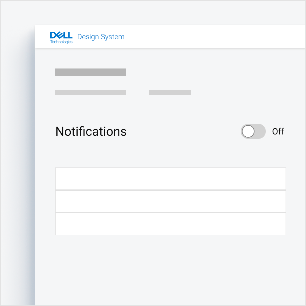 Switch - Dell Design System