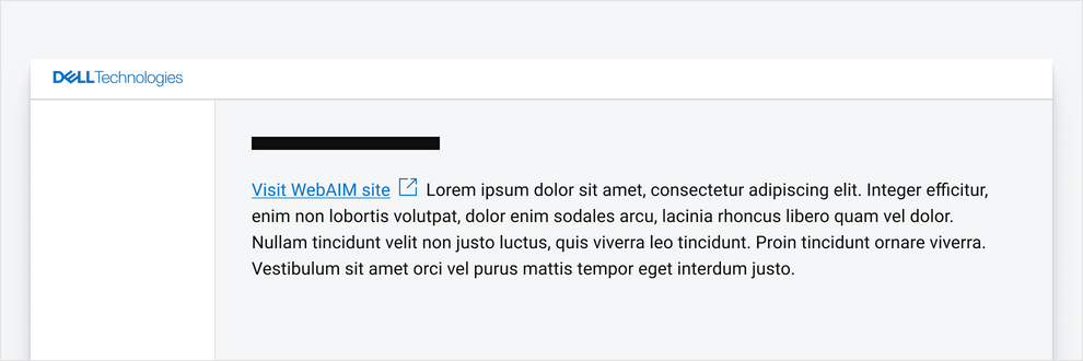 Link - Dell Design System