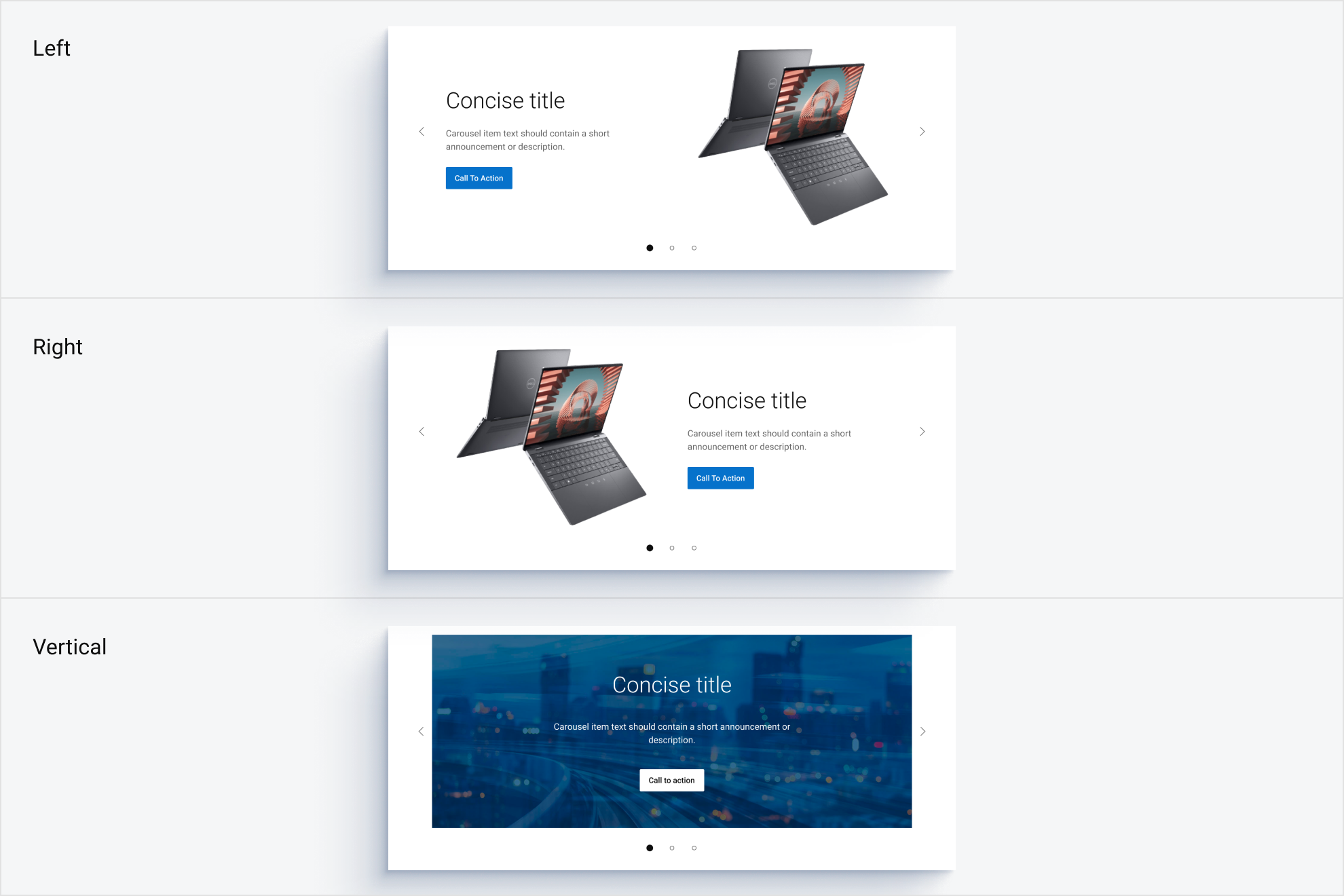 Carousel - Dell Design System