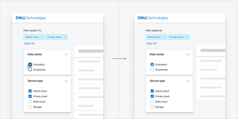 Filter - Dell Design System