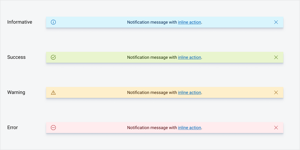 Message Bar - Dell Design System